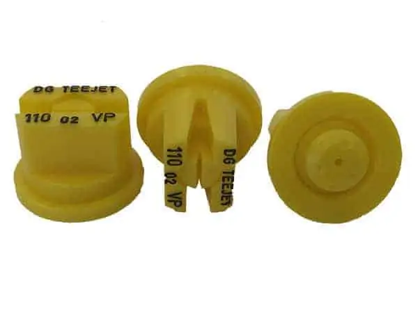Teejet Drift Guard Nozzle #02 110 Degrees (Yellow) – Sprayline WA